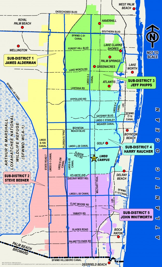 Sub District Election Map Lake Worth Drainage District Sub District Election Map Lake Worth Drainage District